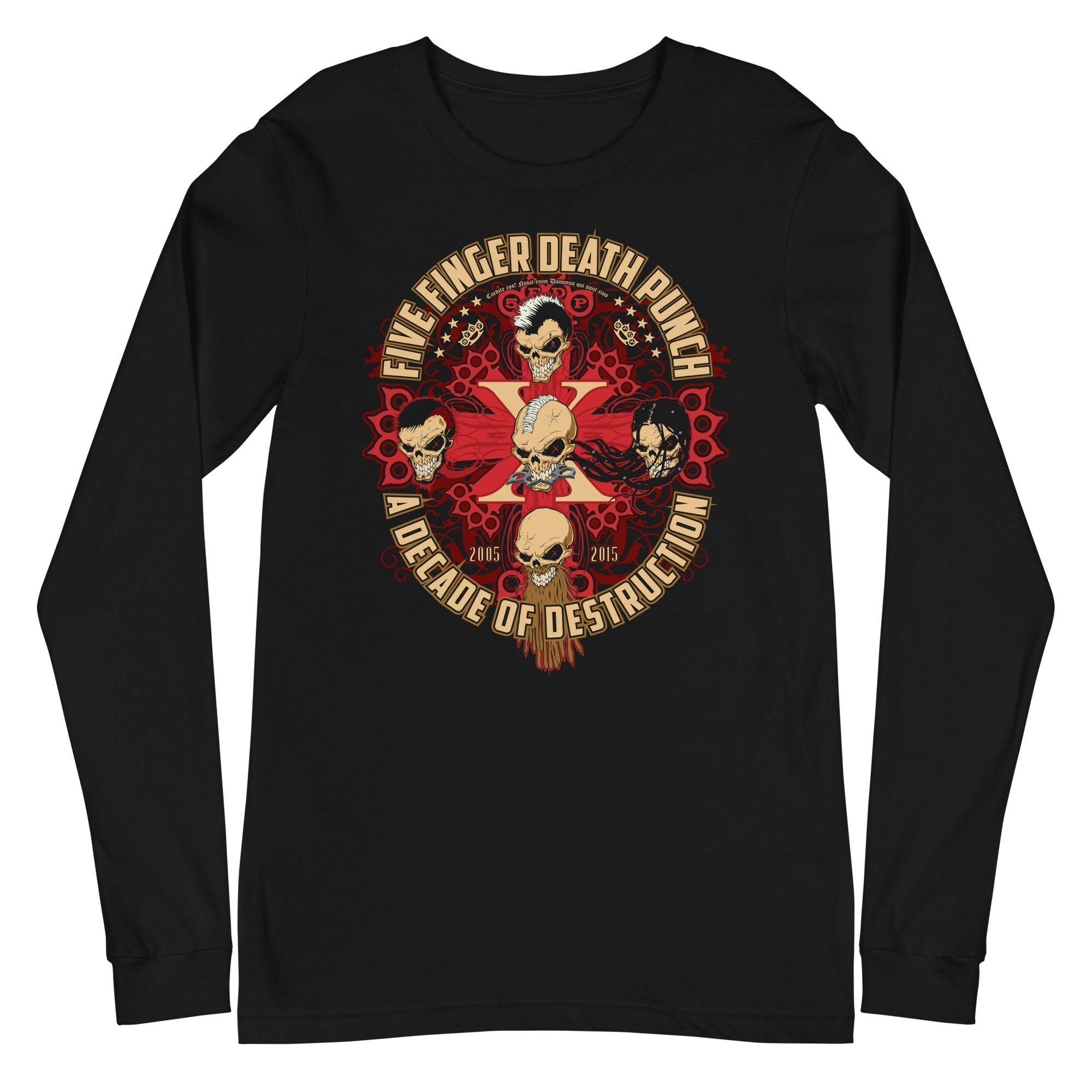 MerchMoment Five Finger Death Punch - Decade of Destruction Long Sleeve ...