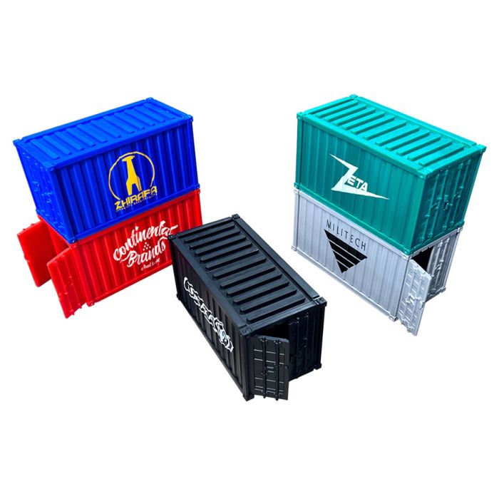 Cyberpunk Red Combat Zone: Terrain: Cargo Containers (5) – Golden Apple ...