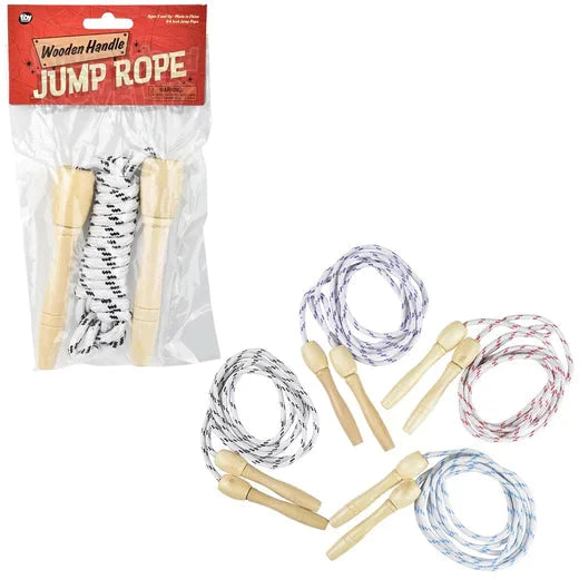 7 Foot Jump Rope With Wooden Handle – Golden Apple Comics