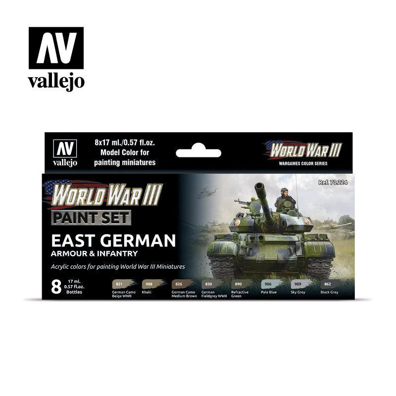 Model Color: WWIII Paint Set - East German Armour & Infantry – Golden ...