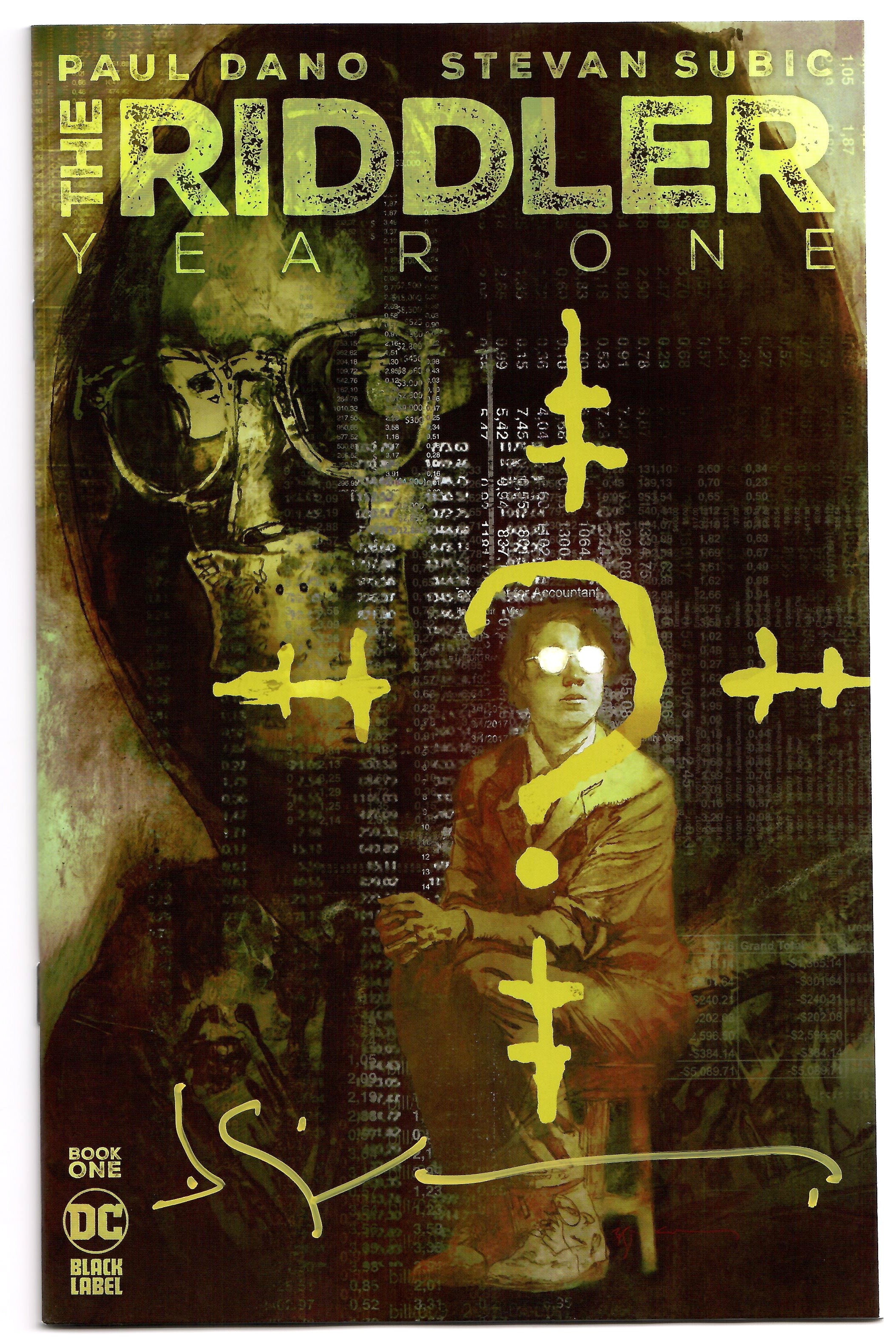 Riddler Year One #1 (Of 6) A Bill Sienkiewicz SIGNED (10/25/2022) Dc ...