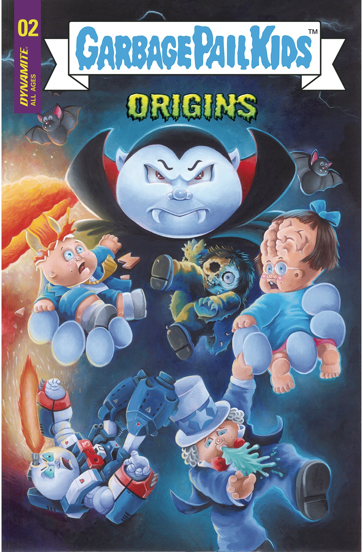 Garbage Pail Kids Origins #2 E 1:10 Bekki Sharp Virgin Variant (11/09/