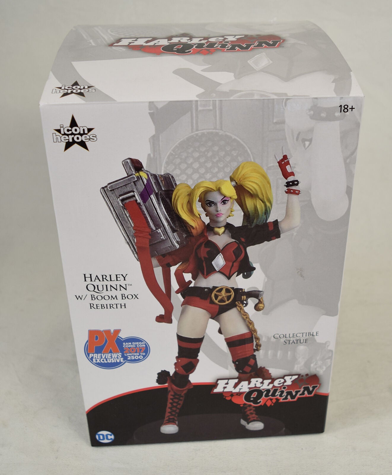 Harley Quinn Boombox Statue PX Previews Exclusive SDCC 2017 DC Rebirth ...