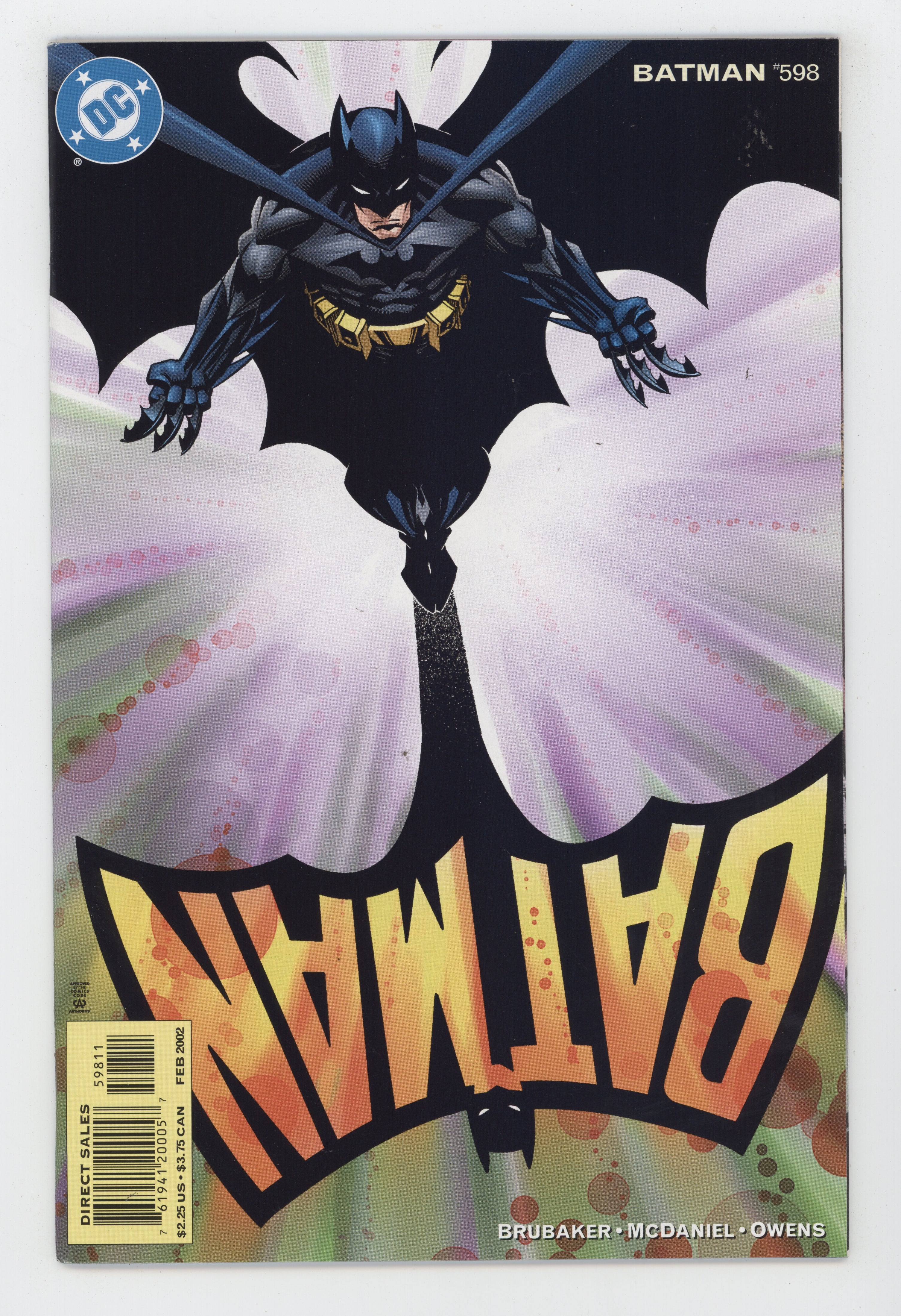 Batman 598 DC 2002 Scott McDaniel Ed Brubaker | Golden Apple Comics