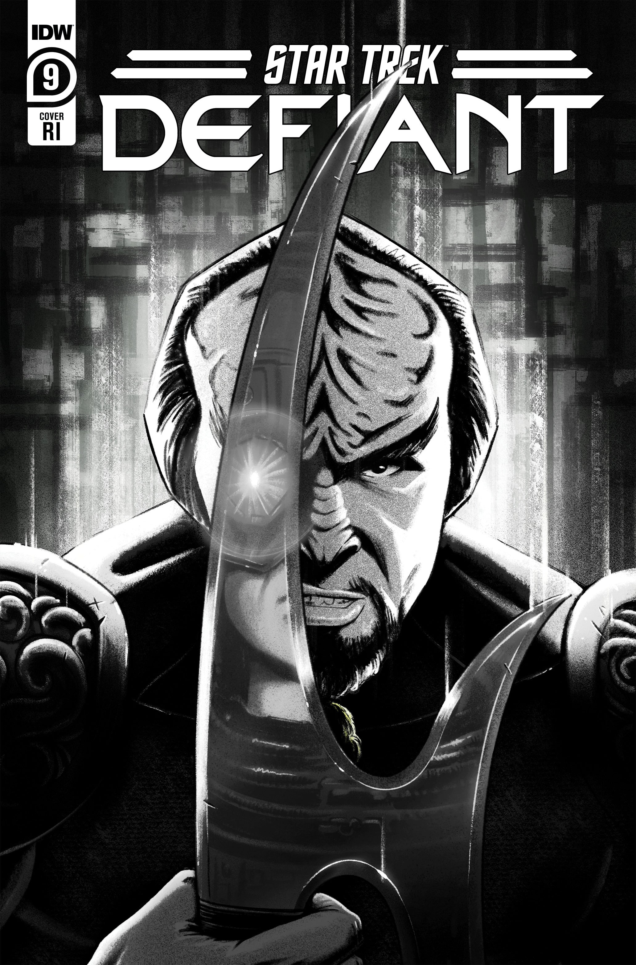 Star Trek Defiant #9 D 1:10 Feehan B&W Variant (11/08/2023) Idw ...