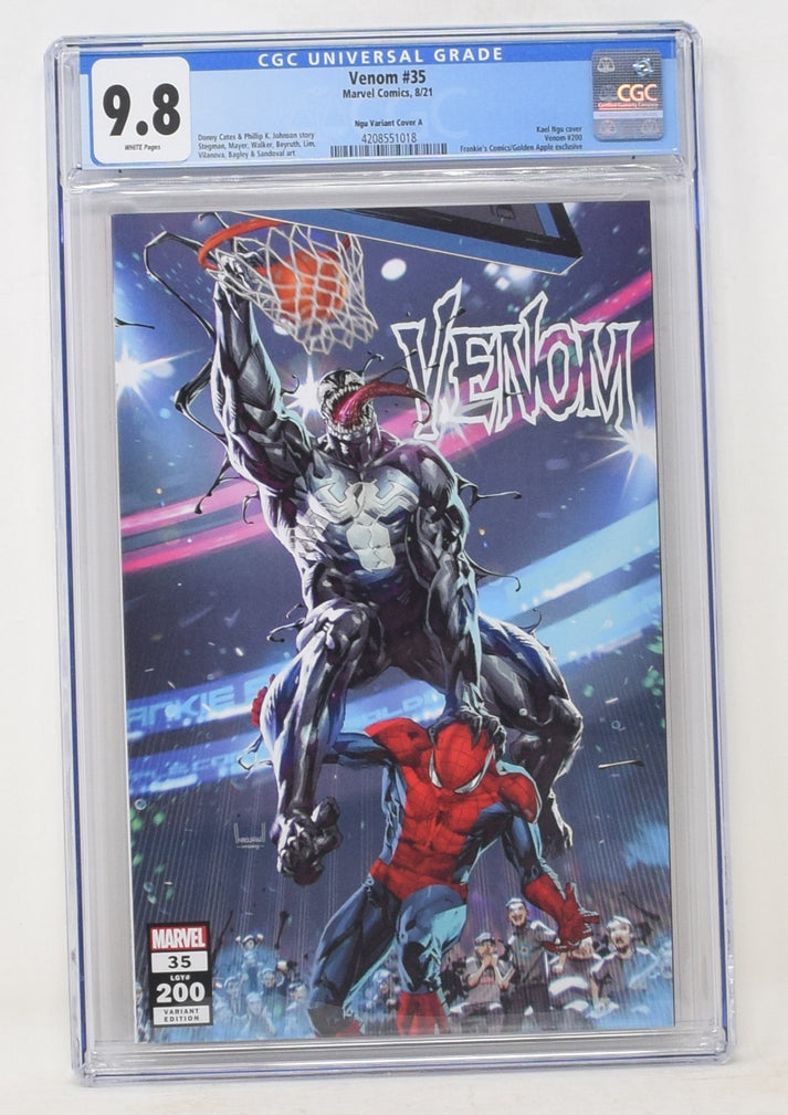 Venom #35 Marvel 2021 200 Kael Ngu Spider-Man Basketball Slam Dunk Var ...