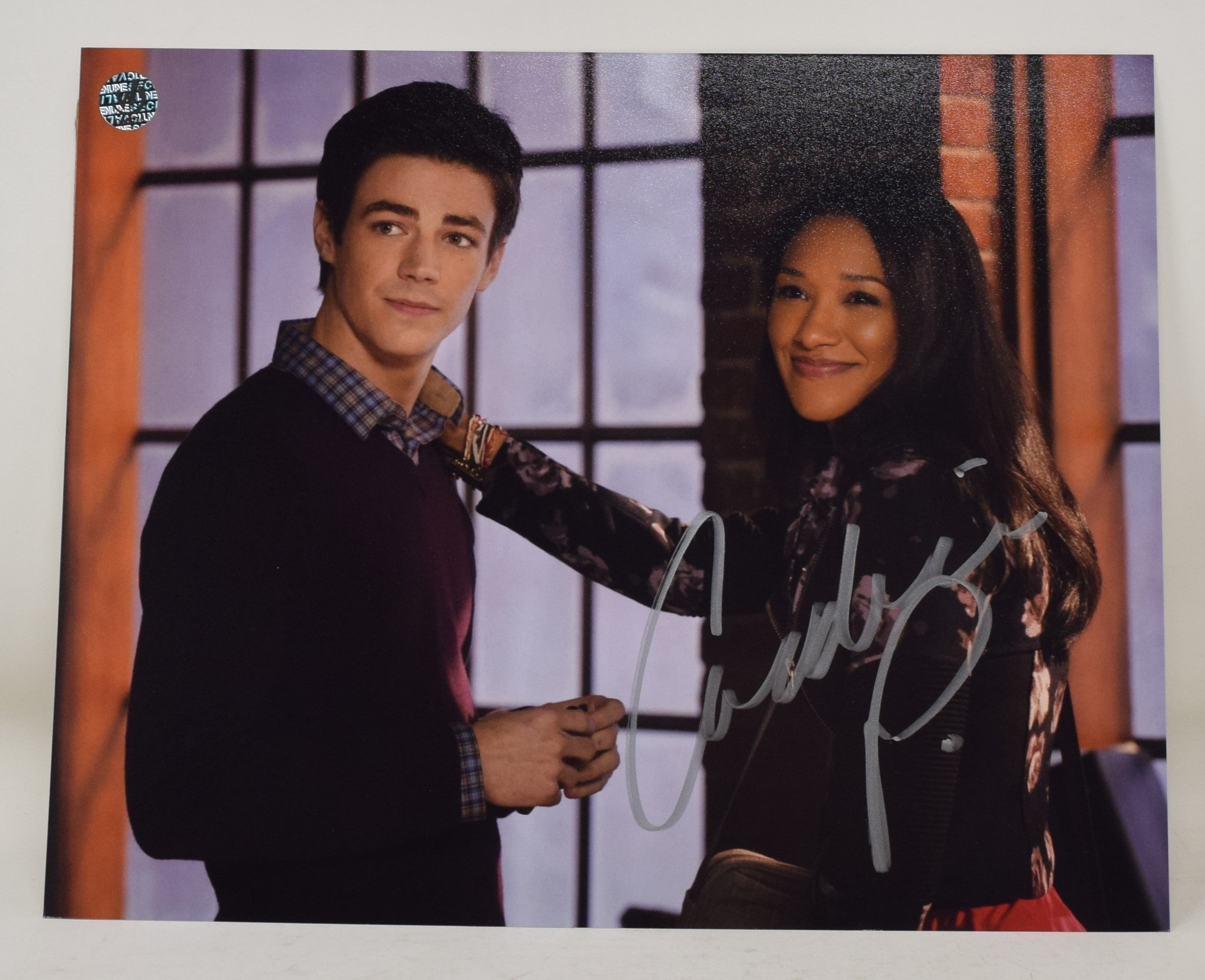 Candice Patton The Flash CW W/ Grant Gustin Signed Autograph 8 x 10 Ph ...