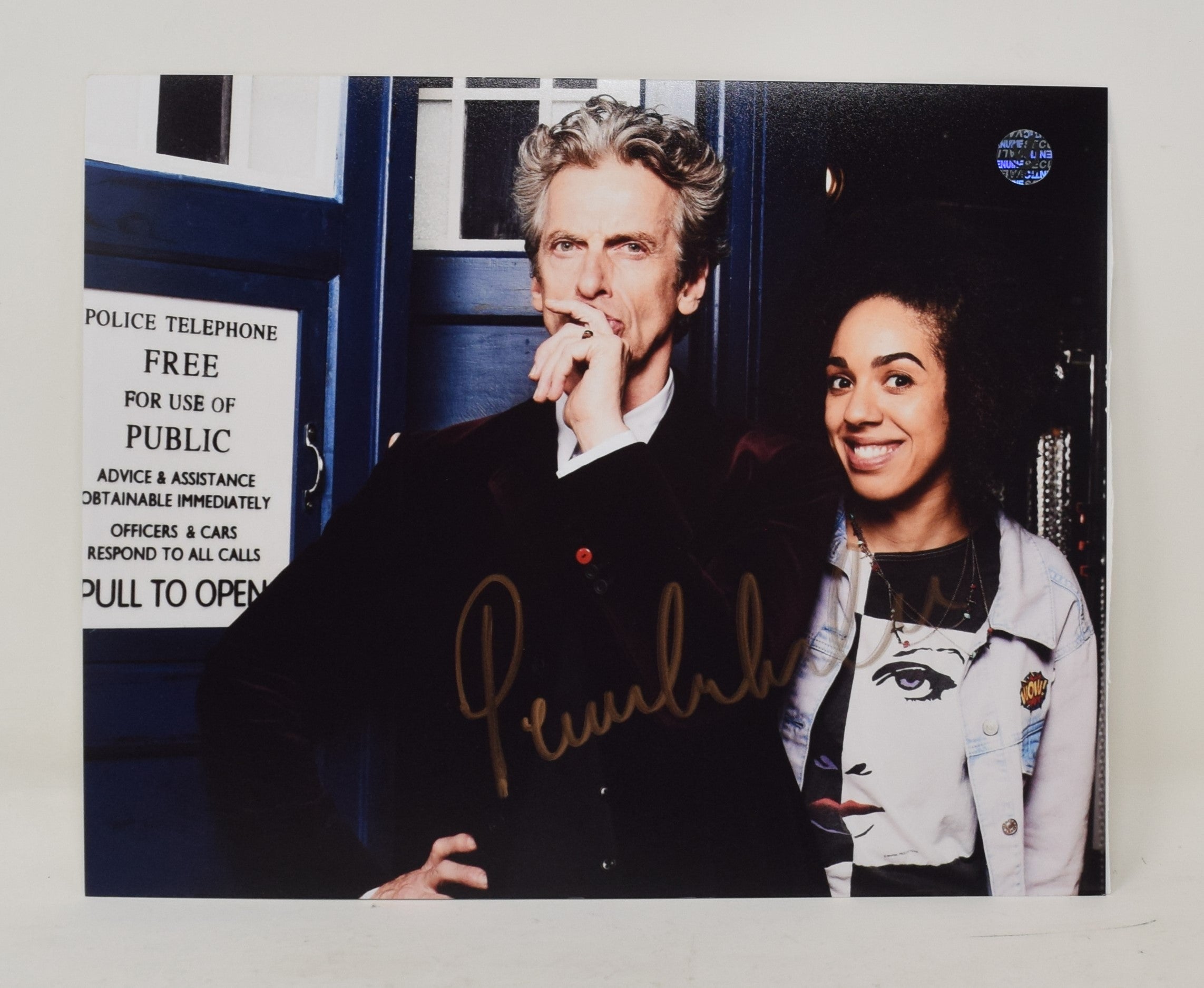Pearl Mackie Doctor Who W/ Peter Capaldi Signed Autograph 8 x 10 Photo ...