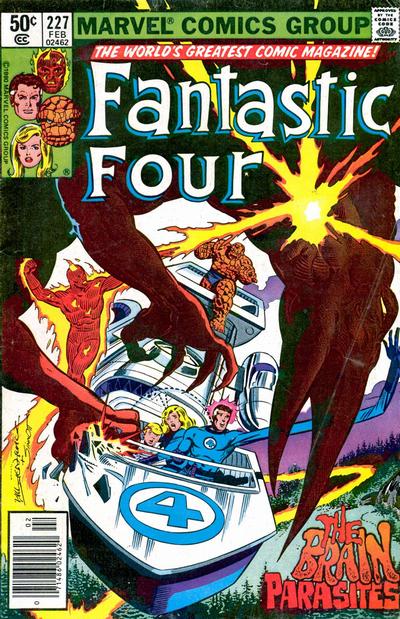 Fantastic Four 227 Marvel 1980 Brain Parasites Pterodactyl – Golden ...
